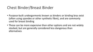 Binder and splint ppt | PPTX