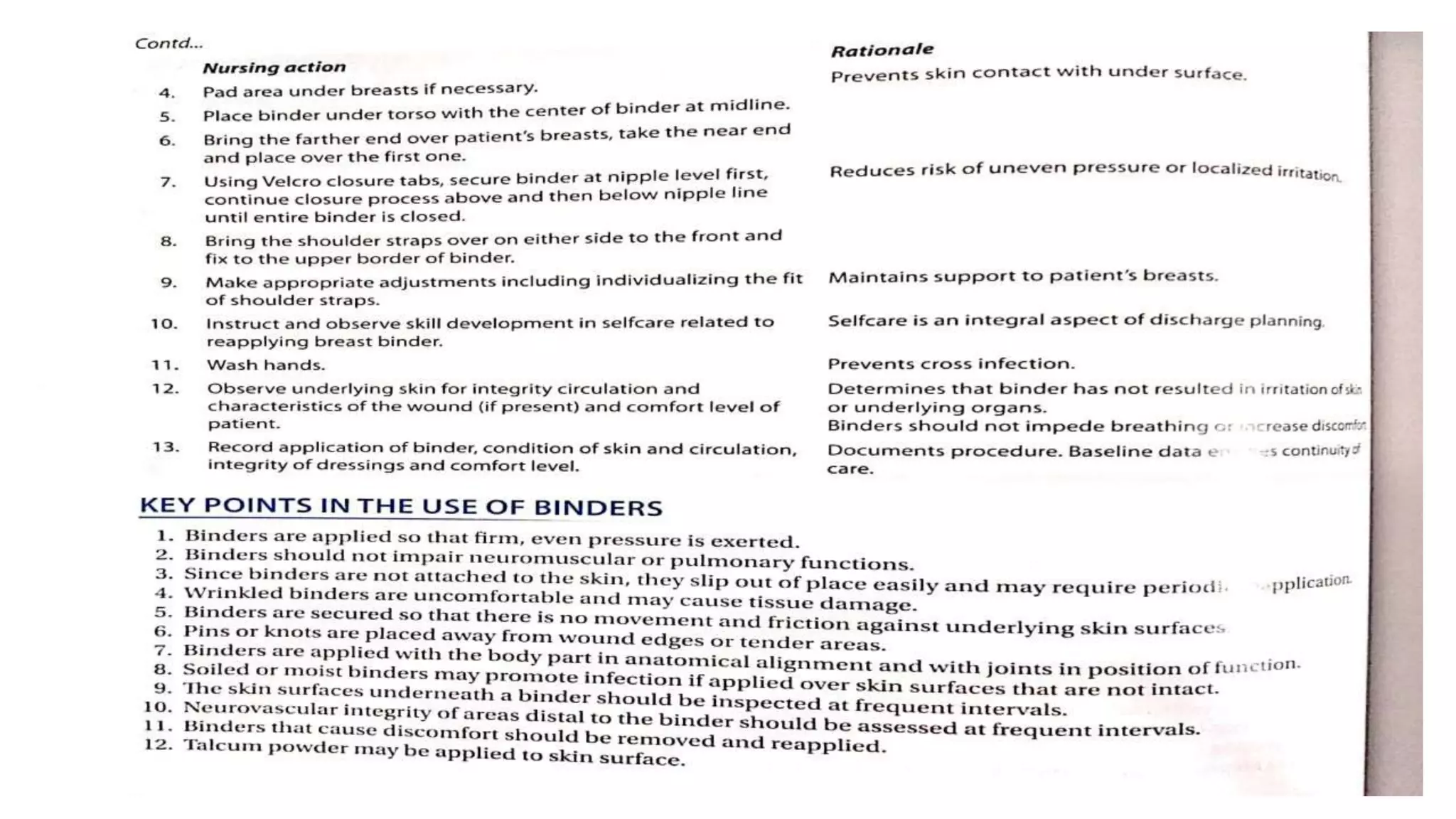 Binder and splint ppt | PPT