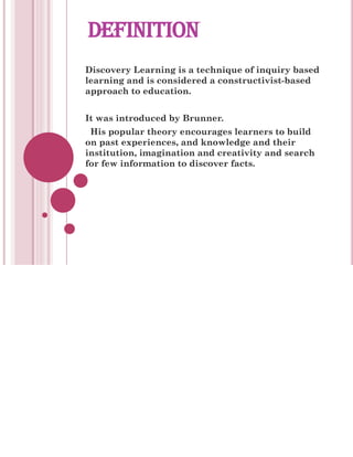 Seminar on Discovery Learning........... | PDF | Primary Education ...