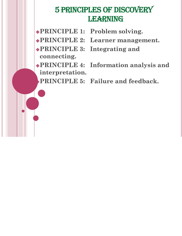 Seminar on Discovery Learning........... | PDF | Primary Education | Education