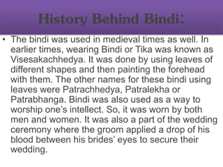 Bindi | PPTX