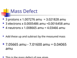 binding-energy-and-mass-defectttttt.pptx | Chemistry | Science