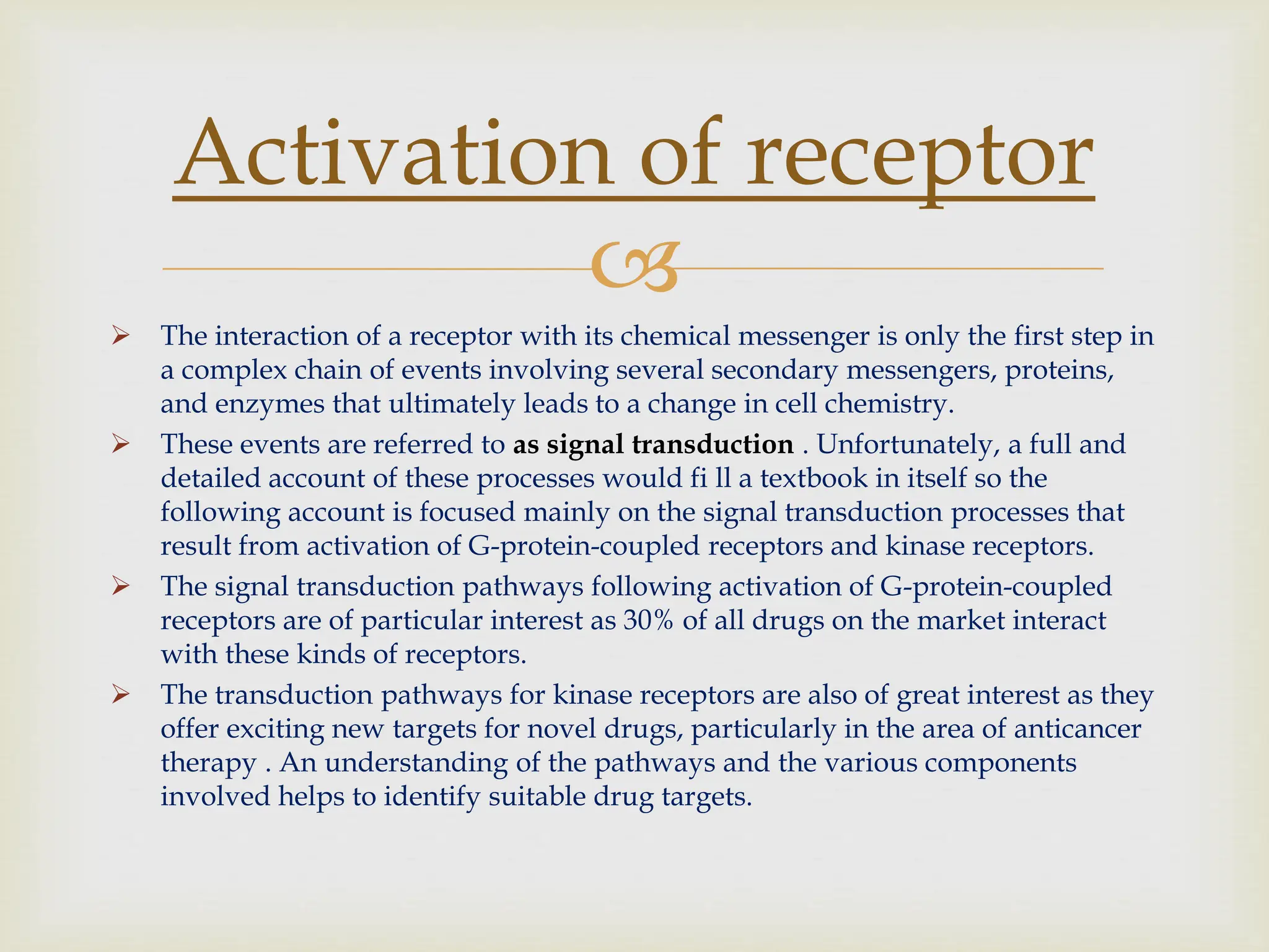 Binding and activation of receptors (1).pptx