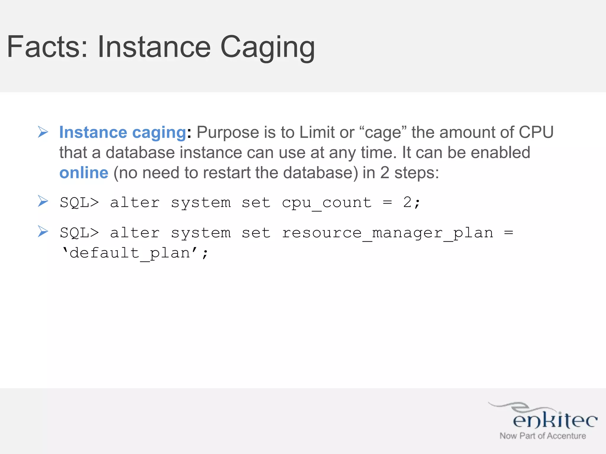 Oracle: Binding versus caging | PPTX