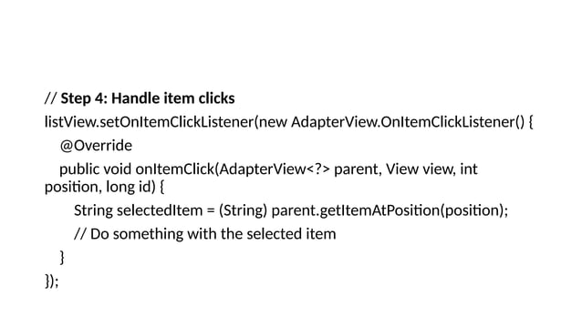 Binding data with the AdapterView class.pptx