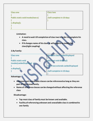 Binding,interface,abstarct class | DOCX | Programming Languages | Computing