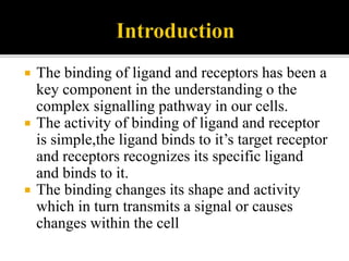 Binding of ligand and receptors 1 | PPTX