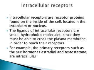 Binding of ligand and receptors 1 | PPTX