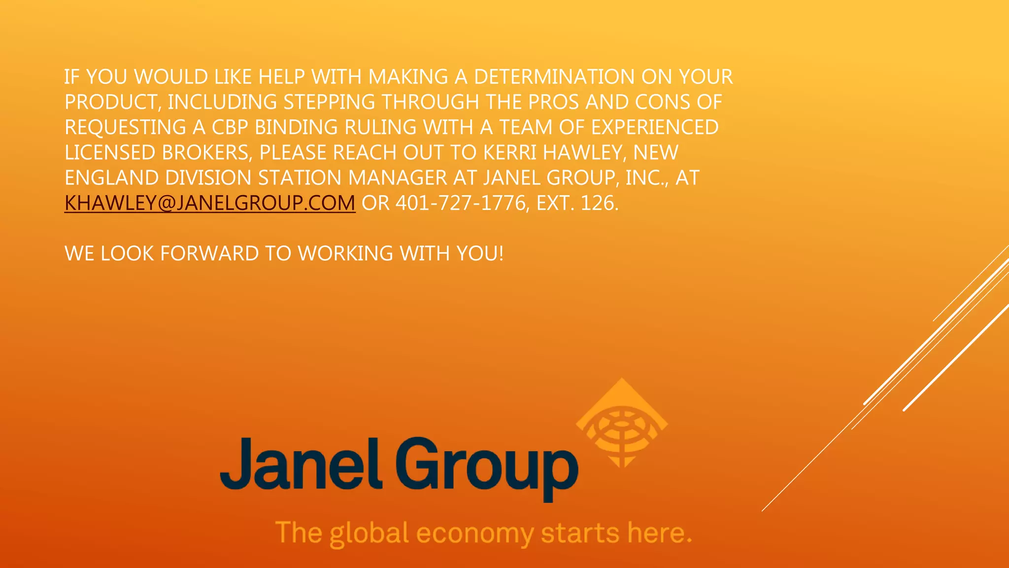 Binding ruling Risks & Rewards | PPT