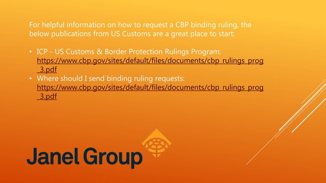 Binding ruling Risks & Rewards | PPT