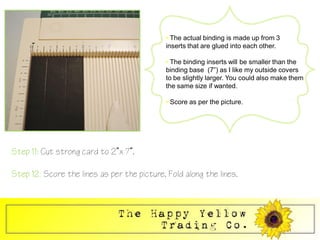 Mini Album Binding tutorial | PDF