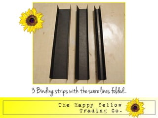 Mini Album Binding tutorial | PDF | Scrapbooking | Arts and Crafts