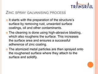 Binding wires & zinc spray | PPTX