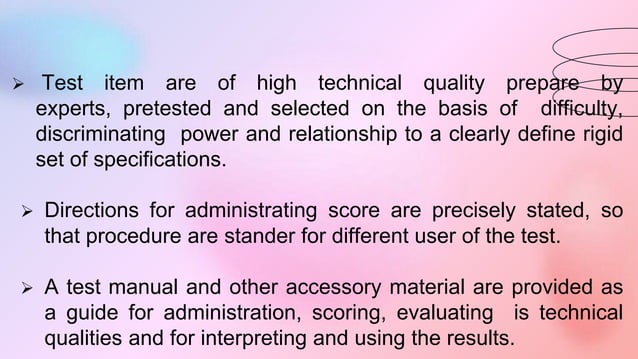 psychological assessment and tests presentation | PPTX