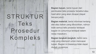 teks prosedur kompleks - bahasa indonesia | PPTX