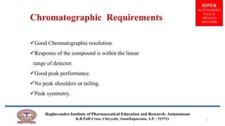 QUANTIFICATION METHODS OF HPLC | PPTX