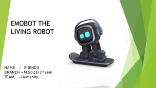 bindu artifactemobotFINAL.pptx