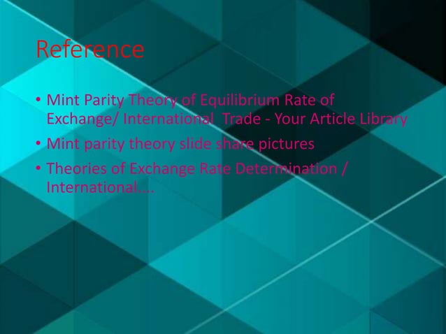 Mint Parity Theory - History, Definition, Advantages and Disadvantages