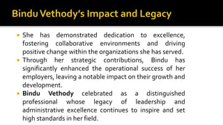 Bindu Vethody of San Jose CA: Leveraging a Strong Educational ...