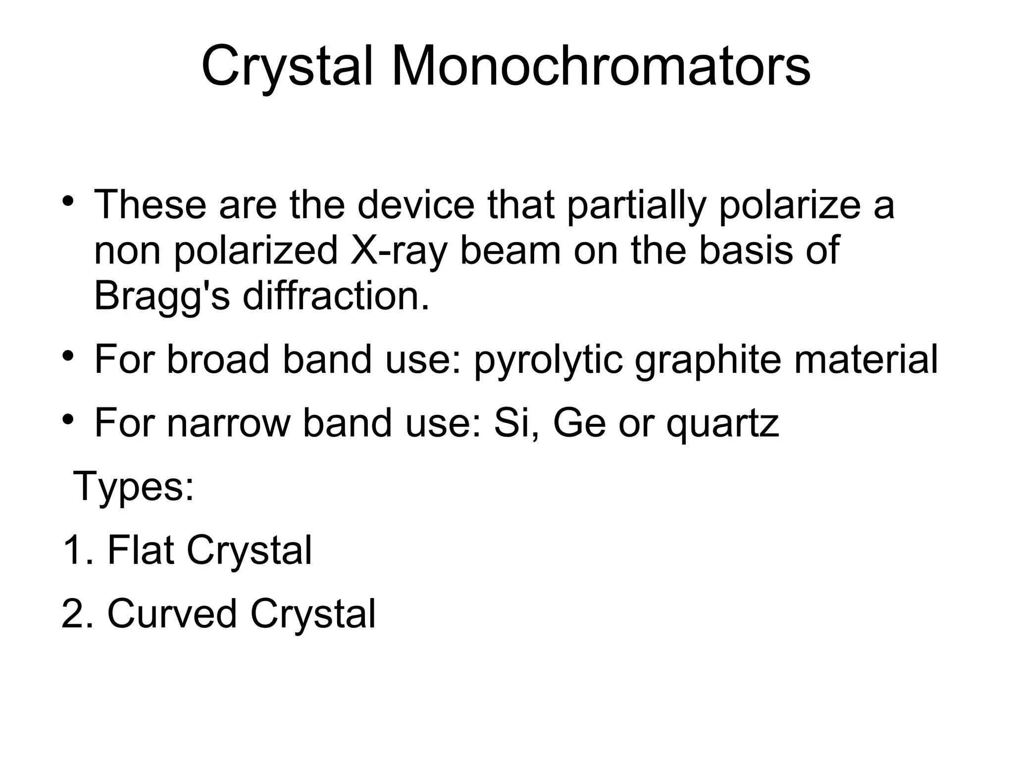 xray diffraction instrumentation | PPT