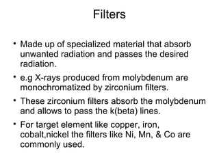 xray diffraction instrumentation | PPT