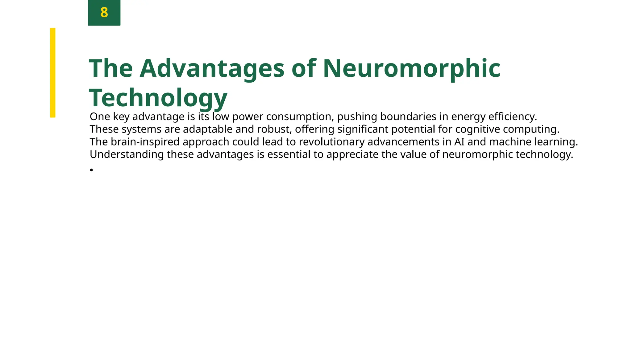 Neuromorphic technology mimicking the brain for advanced computing | PPTX