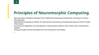 Neuromorphic technology mimicking the brain for advanced computing | PPT