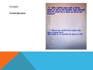 Intelligence Tests | PPTX