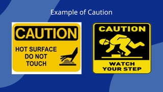 Linguistic (Language) feature of Caution Text | PPTX