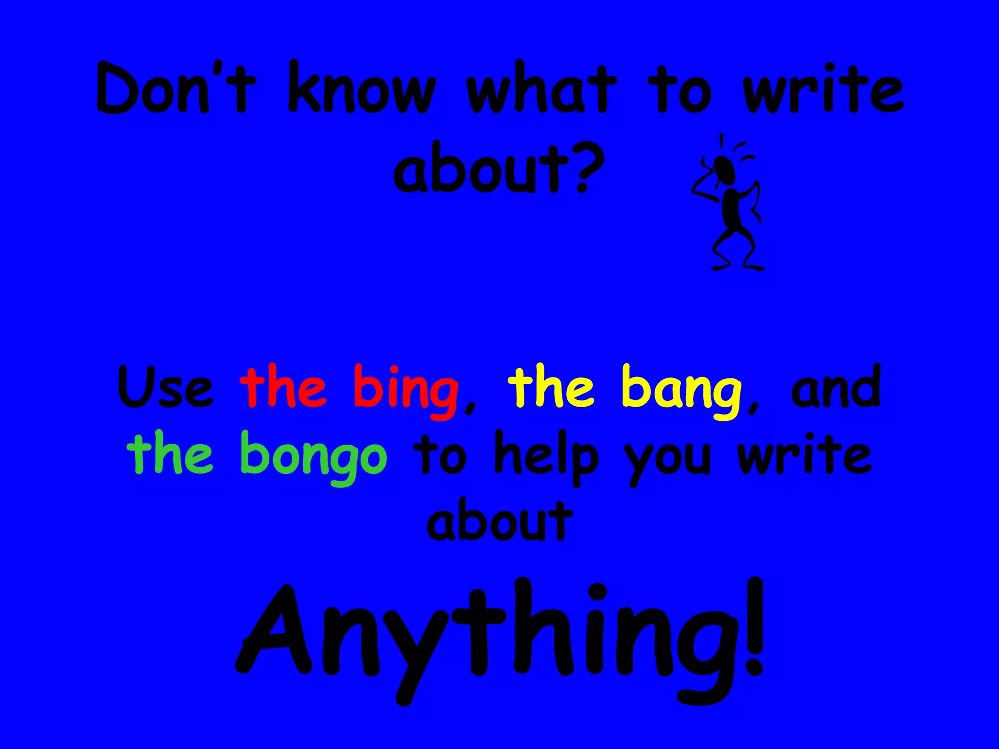 Bing bang bongo 1 | PPT