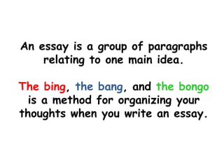 Bing bang bongo Persuasive Writing | PPT