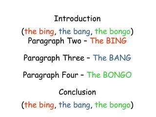 Bing bang bongo Persuasive Writing | PPT