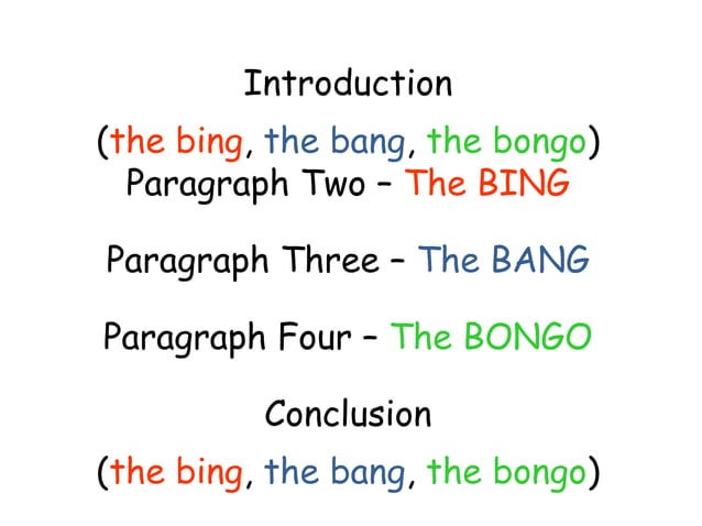 Bing bang bongo Persuasive Writing | PPT | National & Civic Holidays ...
