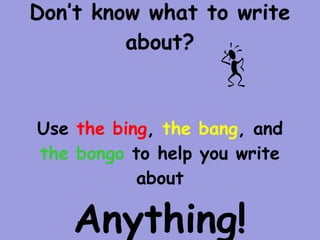 Bing Bang Bongo PPT | PDF