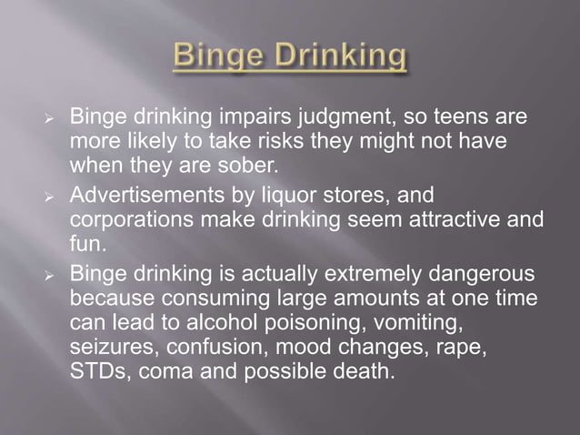 Binge Drinking | PPTX