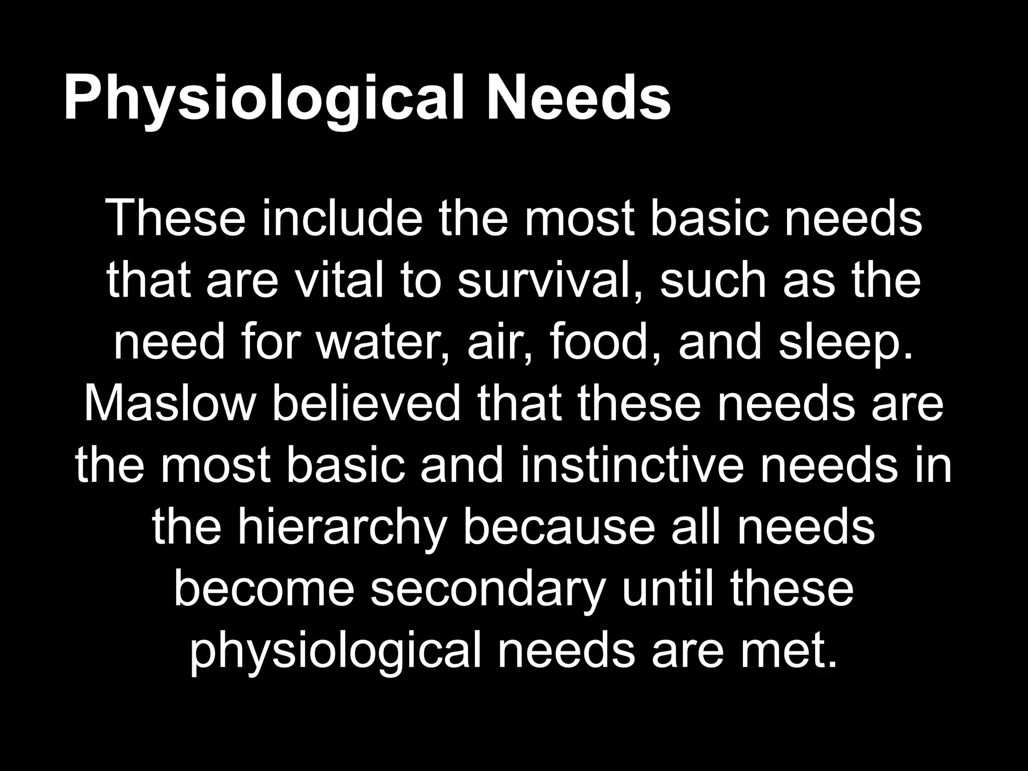 Binge eating and your hierarchy of needs | PPTX
