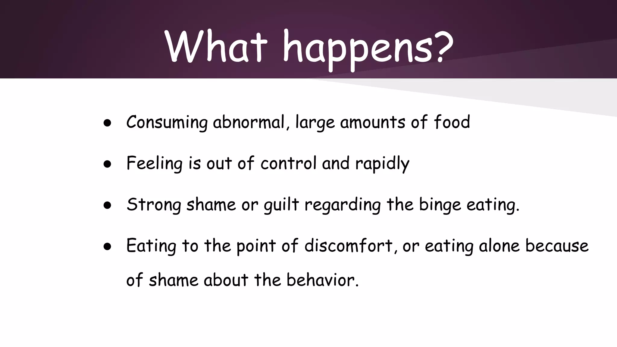 Binge eating disorder | PPTX