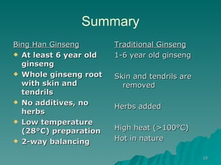 Bing Han And Tong Ren Therapy | PPT