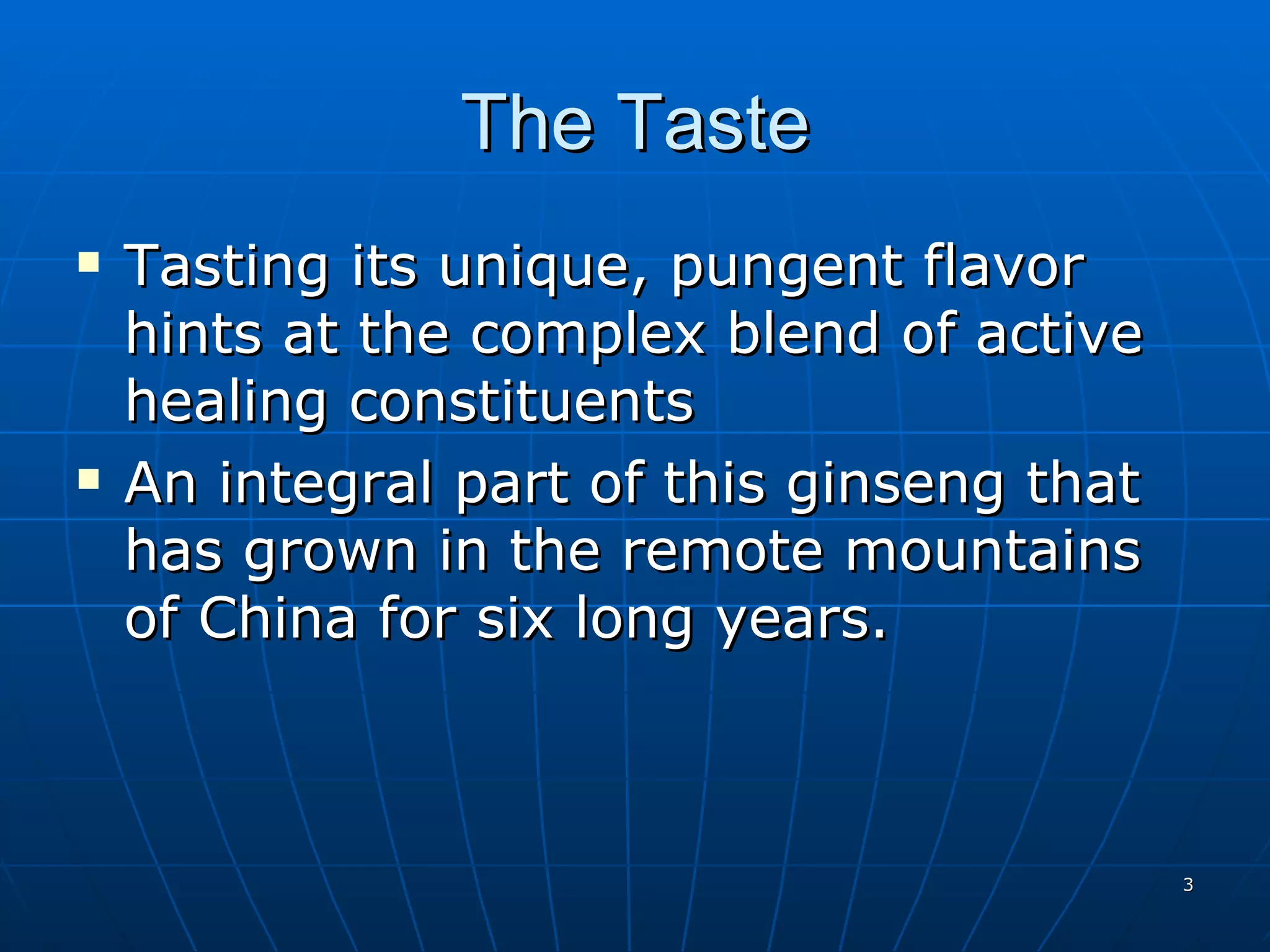 Bing Han Refined Ginseng Powder Taste And Feel The Difference | PPT