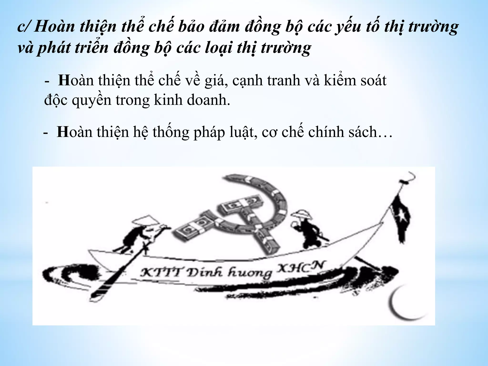 Xây dựng nền kinh tế thị trường định hướng XHCN | PPTX