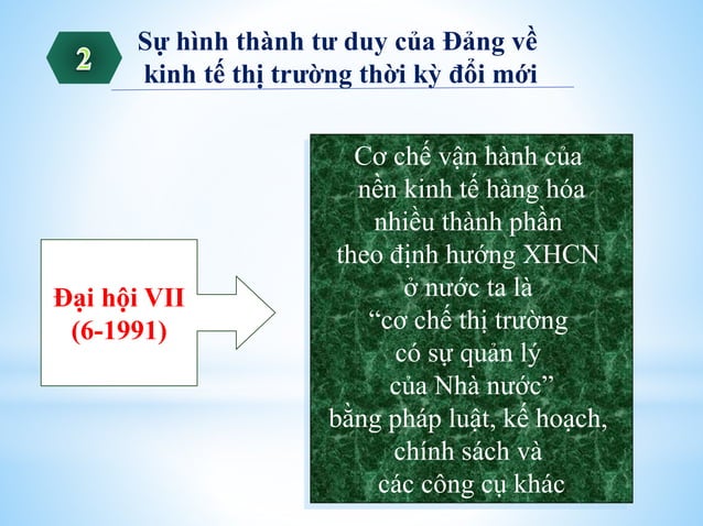 Xây dựng nền kinh tế thị trường định hướng XHCN | PPTX