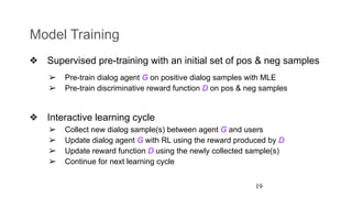 Rasa Developer Summit - Bing Liu - Interactive Learning of Task-Oriented Dialog Systems | PPT