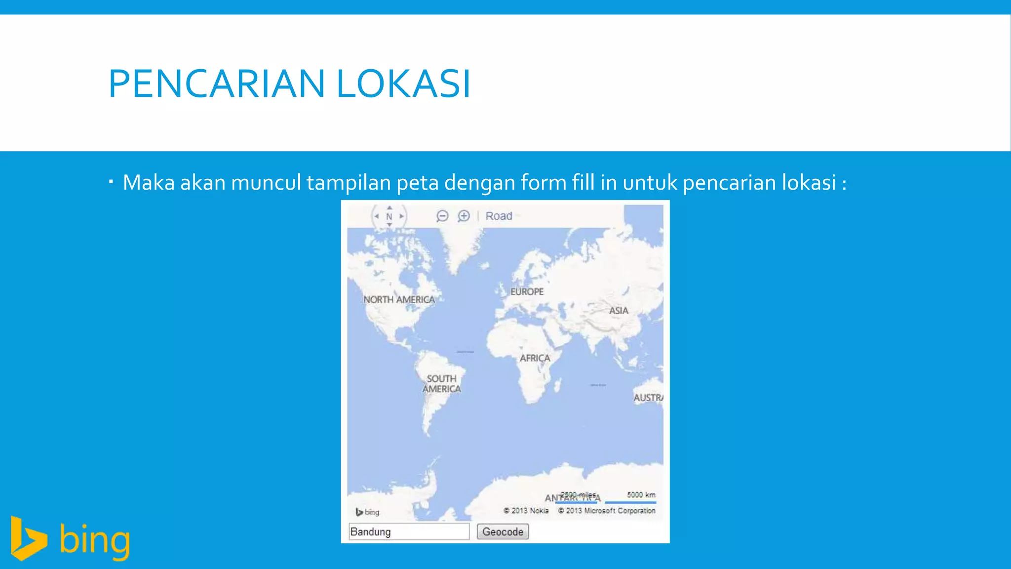 Bing maps api | PPTX