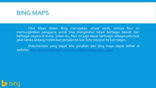 Bing maps api | PPTX