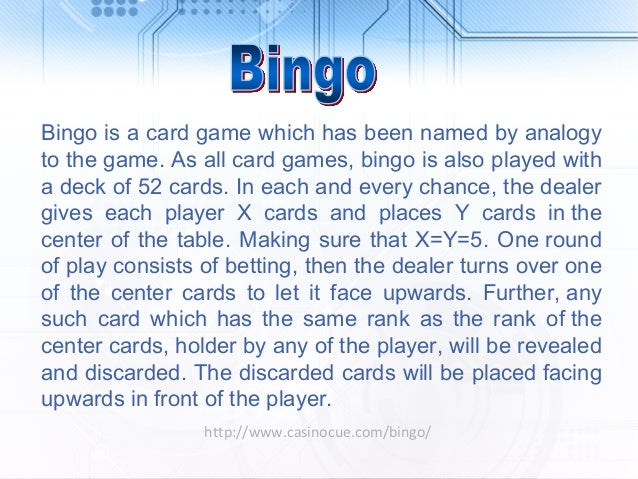 Bingo bingo