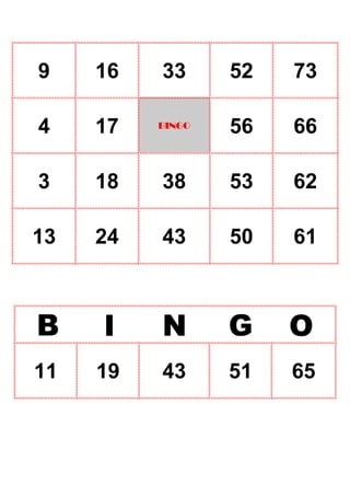 Bingo de-numeros | DOC