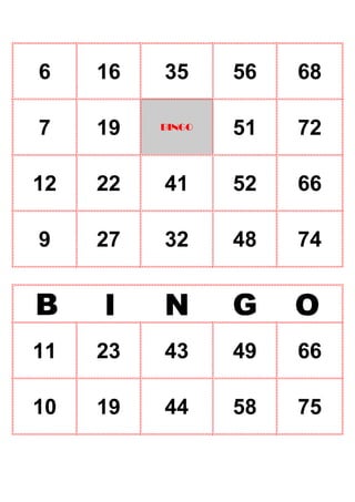 Bingo de-numeros | DOC