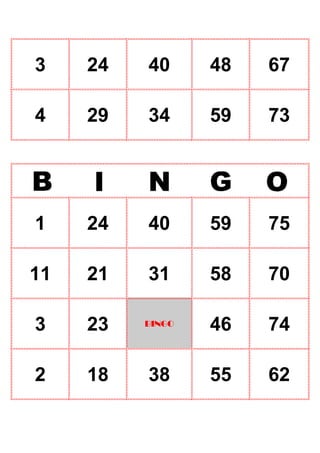 Bingo de-numeros | DOC