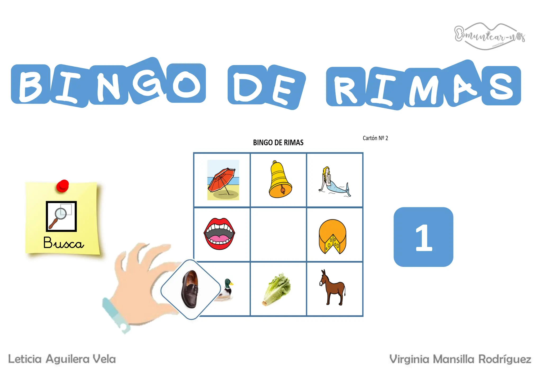 BINGO-DE-RIMAS-MANIPULATIVO-1.pdf primaria | PDF