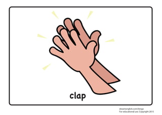 Bingo flashcards-set1 | PDF